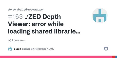 ZED Depth Viewer Error While Loading Shared Libraries Libnppi So 7