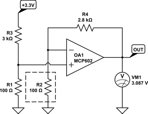 Operational Amplifier How To Analyze This Thermistor Resistance Op