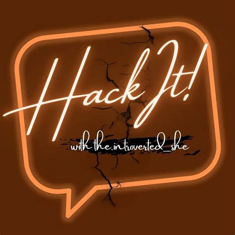 Hack It With The Introverted She Hackit Podcast Threads Say More