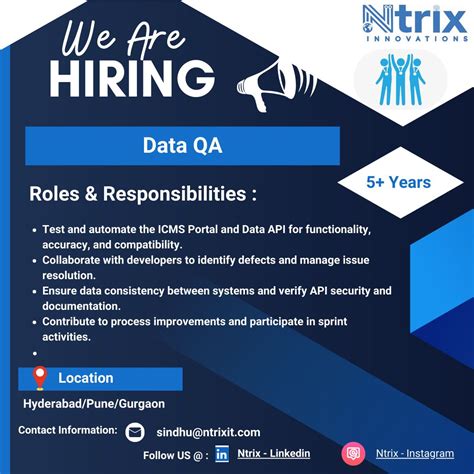 Sindhu Doddaka On Linkedin Hiring Dataqa Qualityengineer