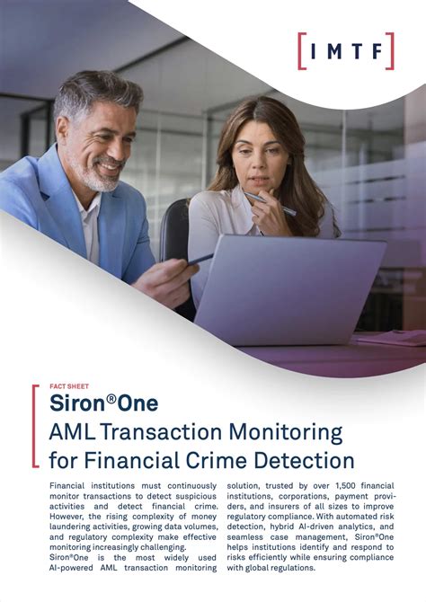 Siron®one Aml Transaction Monitoring Ai Powered And Automated