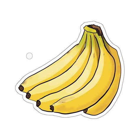 Banana Sticker Plant Based T Vegetarian Sticker Fruit Sticker