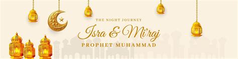 Gold Isra Miraj Linkedin Banner 37495060 Template