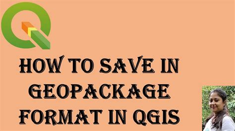 How To Save In Geopackage Format In Qgis YouTube