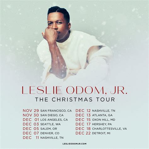 Tour — Leslie Odom Jr