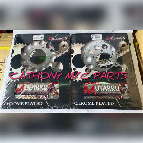 Mutarru Chain Set Silver For Sniper155 Sniper150 Shopee Philippines