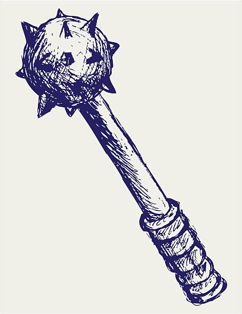 Medieval Mace Drawing