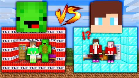 Mikey Vs JJ Secret Bunkers Challenge In Minecraft YouTube