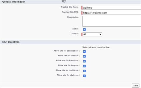 Installing WalkMe For Salesforce Experience Cloud Using The WalkMe