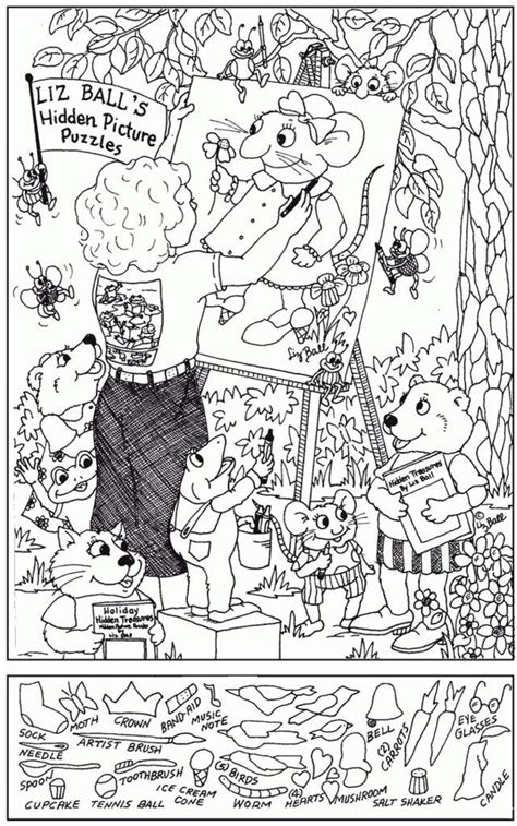 Поиск Предметов На Картинке Головоломка —