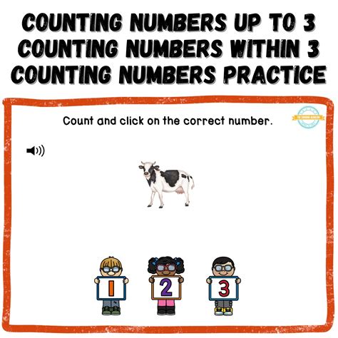 Counting Numbers Up To 3