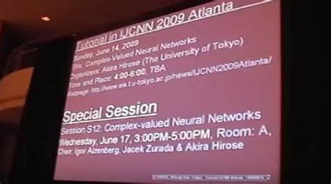 Complex Valued Neural Networks Ieee Computational Intelligence