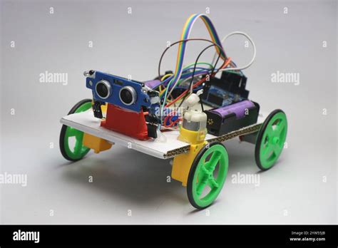 Human Following Robot Car Built With Various Electronics Components