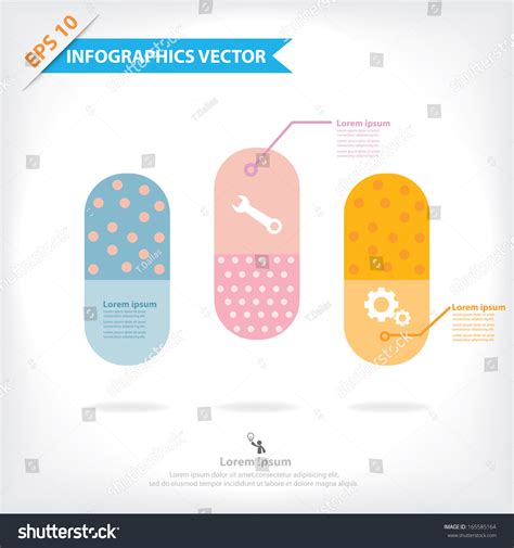 Colorful Vector Design Workflow Layout Diagram Stock Vector Royalty Free 165585164 Shutterstock