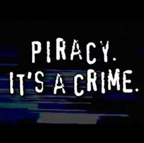 Ymmv Piracy Its A Crime Tv Tropes