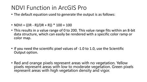 Spectral Indices In ArcGIS Pro Xxx Pptx