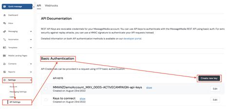 creating new rest api credentials 2degrees