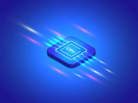 Cpu Technology Blue Background Template 3306377 Vector Art At Vecteezy
