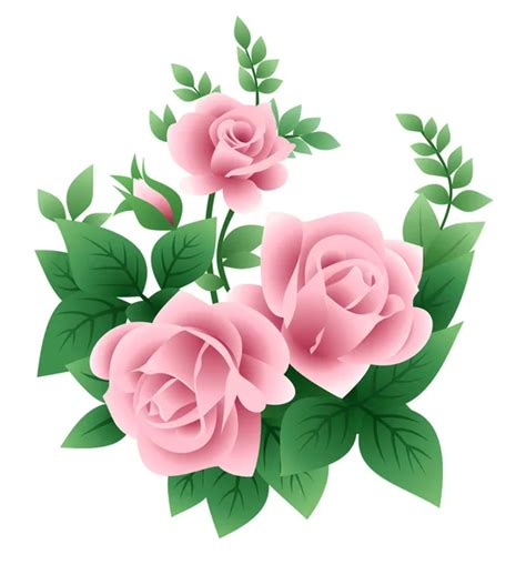 Colorful Roses Vector Illustration Stock Vector By ©naddya 30208991