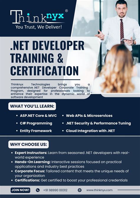 Thinknyx Technologies On Linkedin Elevate Your Net Development Skills