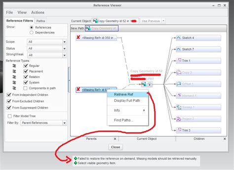 Publish And Copy Geometry Reference Handling Ptc Community