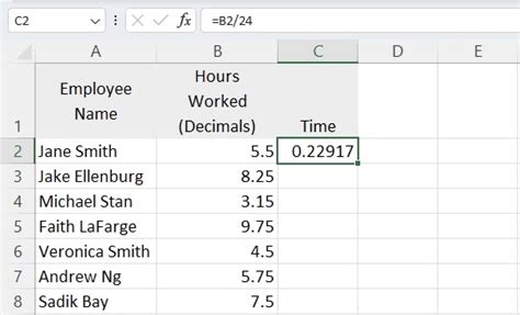 Decimals To Time In Excel A Step By Step Guide Myexcelonline
