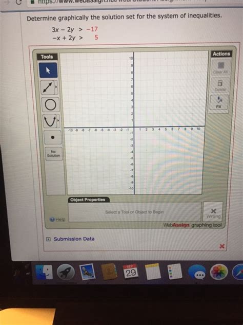 Solved Determine Graphically The Solution Set For The Sys