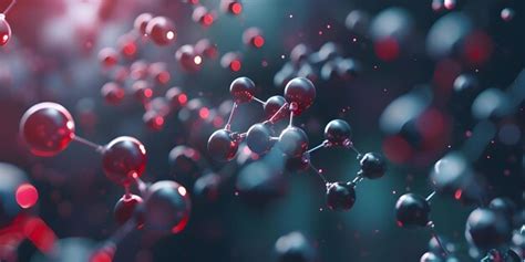 Molecular Model Structure Visualization Background Molecule Structure