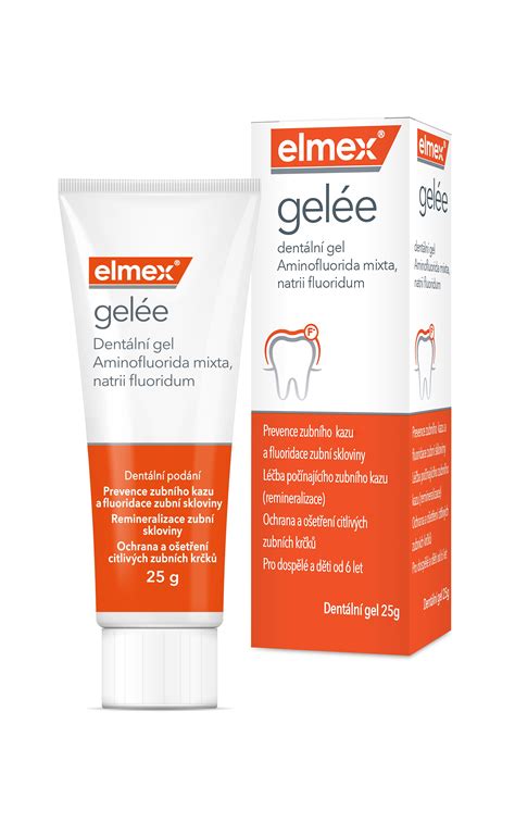 elmex® gelée dentální gel pro ochranu zubní skloviny a fluoridaci skloviny