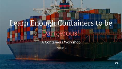 Learn Enough Containers To Be Dangerous Speaker Deck