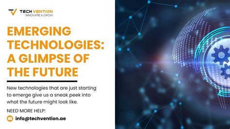 Emerging Technologies A Glimpse Of The Future