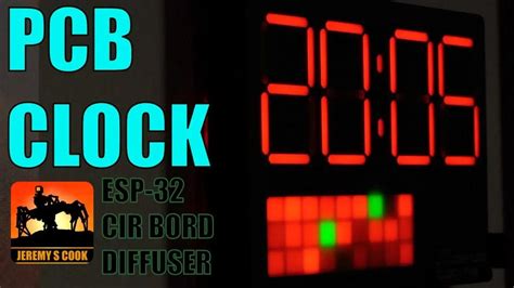 Pcb Face For A 7 Segment Led Clock Esp 32