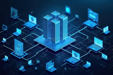 Advanced Network Infrastructure Monitoring Tools Stock Illustration Illustration Of Realtime