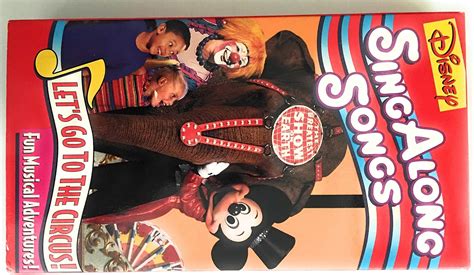 Amazon Com Disney Sing Along Songs Let S Go To The Circus Disney Sing Along Movies Tv
