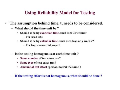 Ppt Reliability Model Powerpoint Presentation Free Download Id2403506