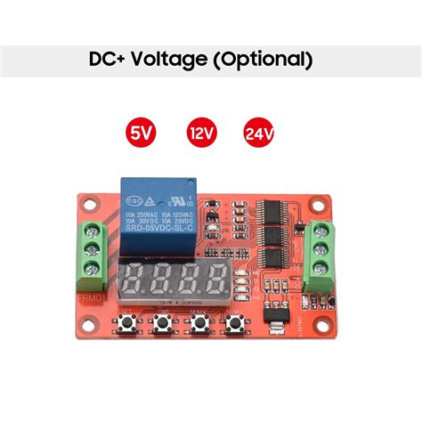 Buy Docooler FRM Relay Module Timing Delay Cycle Self Lock Multi Function Relay Control PCB
