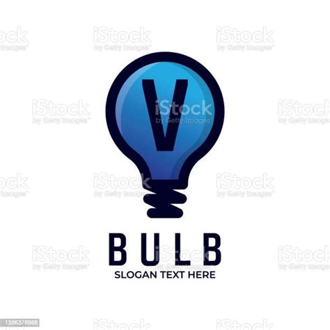 편지 V 로고 디자인 전구 아이디어 아이콘 디자인 인텔리전스 로고 템플릿전 전구 일러스트 개념에 대한 스톡 벡터 아트 및 기타 이미지 개념 과학 교육 Istock