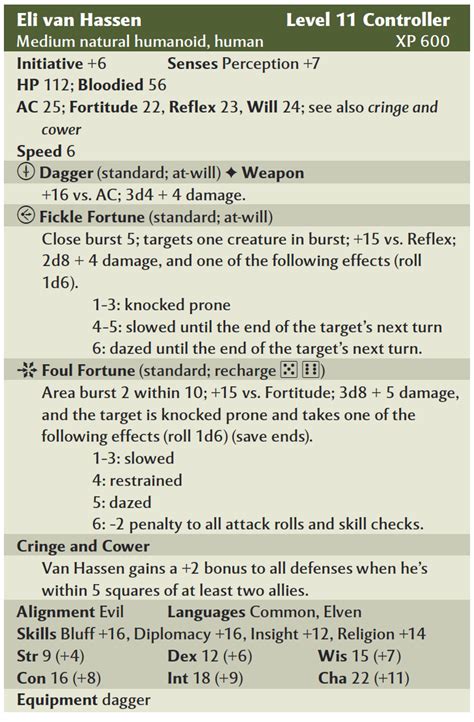 How Would I Translate This 3rd Edition Stat Block To 5e I Have No