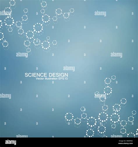 Structure Molecule Of Dna And Neurons Structural Atom Chemical