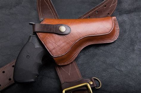 Colt Python Leather Holster Сustom Made Unique Design Vintage Look Retro Style High Quality Etsy