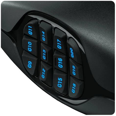 Logitech G600 Mmo Gaming Mouse Rgb Backlit 20 Programmable Buttons Computers