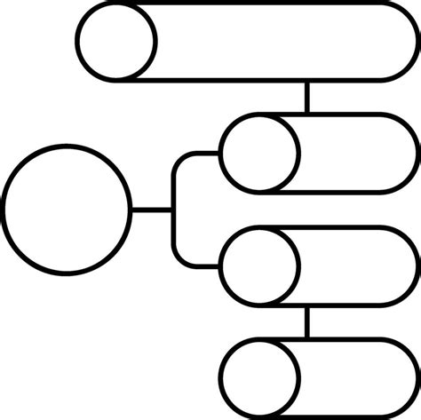 Flow Chart Outline Style Element 52506834 Vector Art At Vecteezy