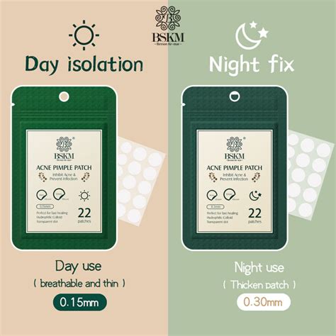 Bskm 48pcs Acne Pimple Patches Day And Night Acne Treatment Invisible