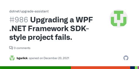 Upgrading A Wpf Net Framework Sdk Style Project Fails · Issue 986