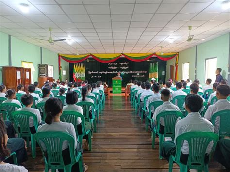 ၂၀၂၂ ၂၀၂၃ ပညာသင်နှစ် မြို့နယ်အဆင့်ကျောင်းကျန်းမာရေး သီတင်းပတ်လှုပ်ရှားမှု အထိမ်းအမှတ် အခမ်းအနားက