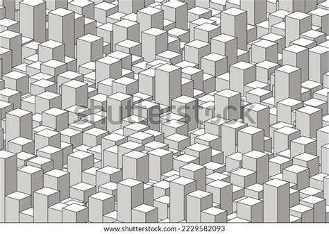 3d Cube Parallelepiped Vector Abstract Pattern Stock Vector Royalty Free 2229582093 Shutterstock