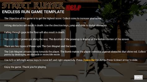 Endless Street Runner Game Template In Blueprints Ue Marketplace