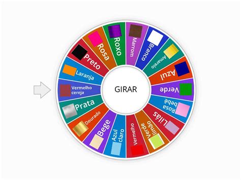 Roleta Das Cores Random Wheel