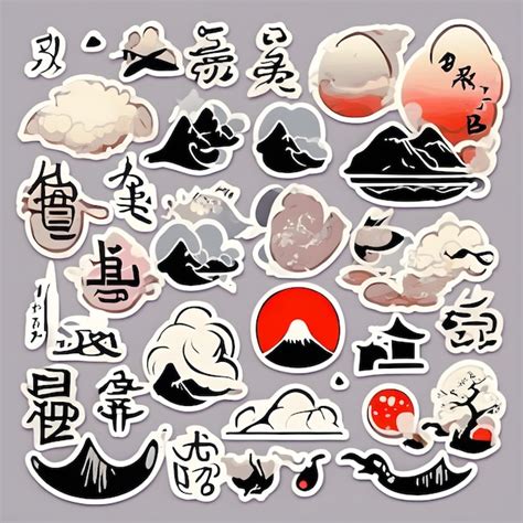 Premium Ai Image Japanese Language Aesthetics Calligraphy Art Kanji