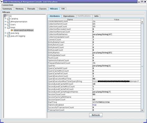 How To Set And Retrieve Hibernate Statistics By Jmx Adventures In The